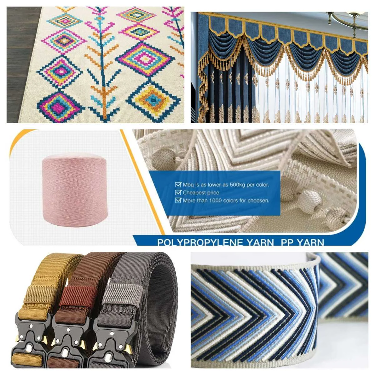 The Application and Characteristics of Polypropylene Yarn