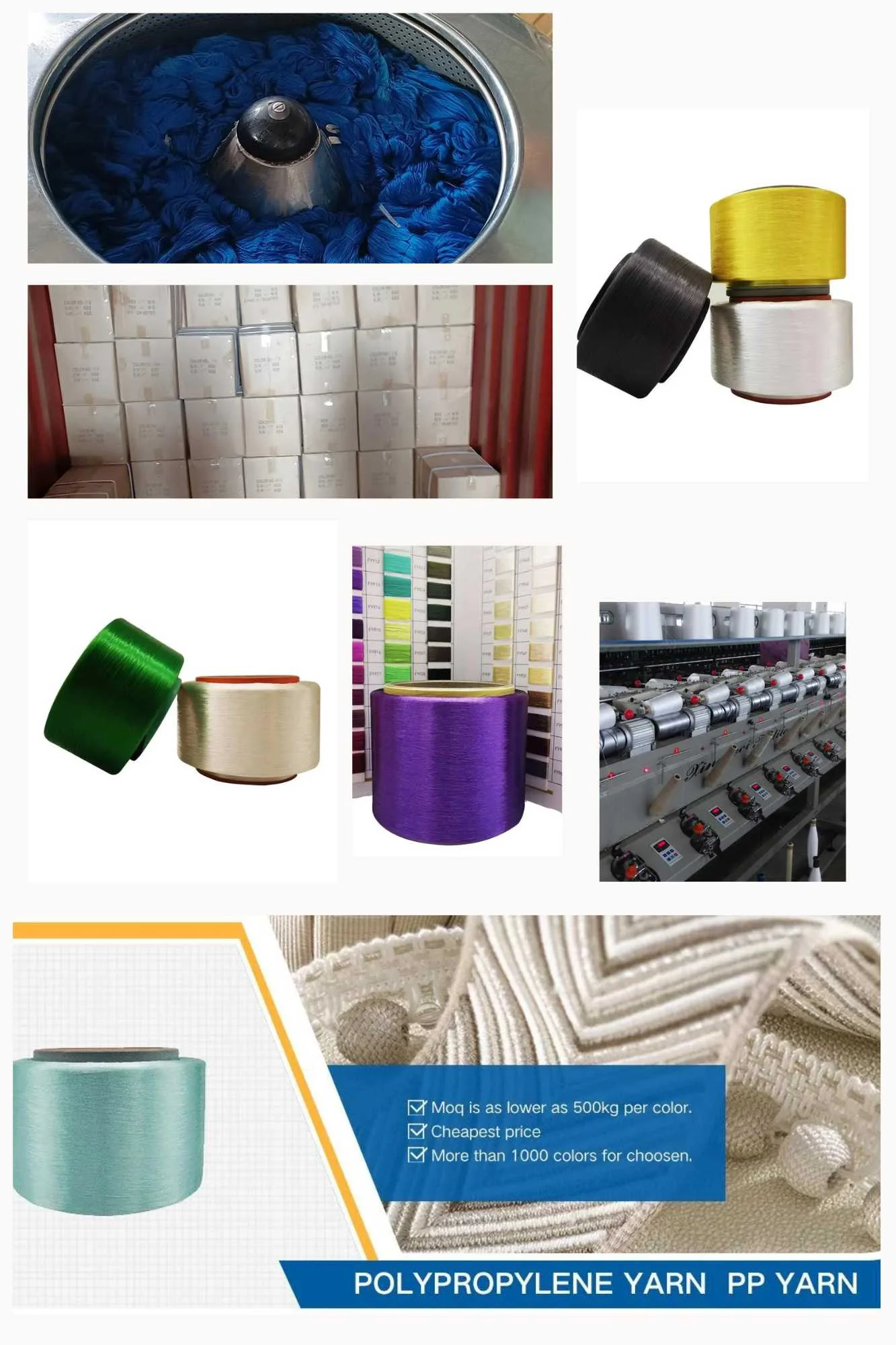 Sự khác biệt giữa sợi FDY, DTY, POY và HTY