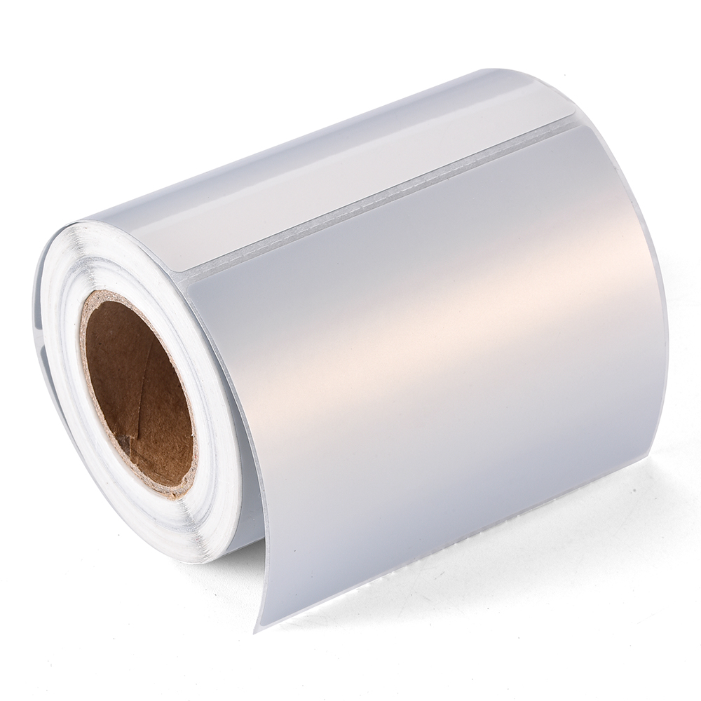 Laser Matte silver Vinyl Sticker Paper label printable Self-adhesive label
