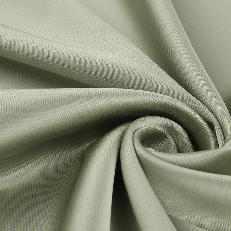 Heavy Polyester Stretch Satin Fabric for Winter Dresses