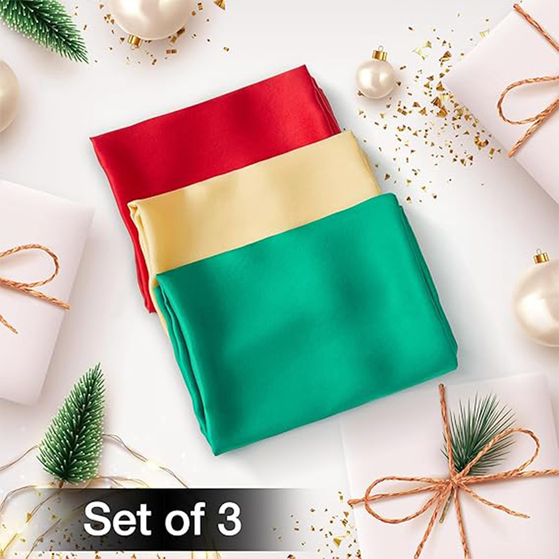 Luxury Christmas Silk Scarf Set