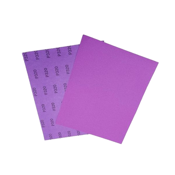 White Aluminum Oxide-Purple Waterproof Sandpaper Supplier-Golden Abrasives
