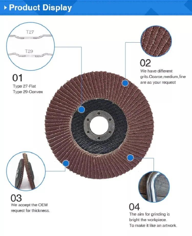 Aluminum Oxide Flap Disc factory Golden Abrasives