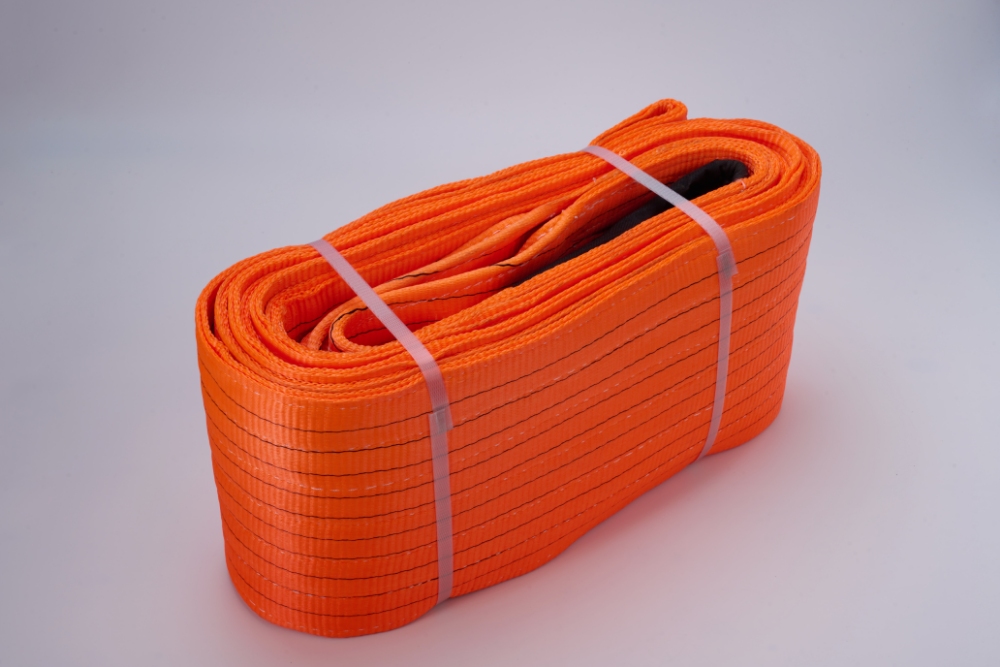 Customized Orange Polyester Eye To Eye Webbing Sling