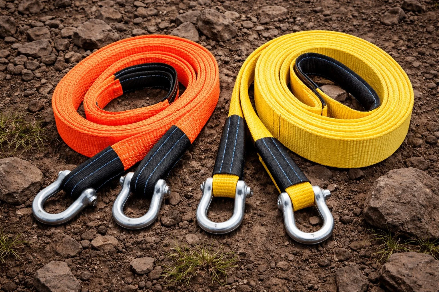 Comparing Synthetic vs. Nylon Truck Recovery Straps