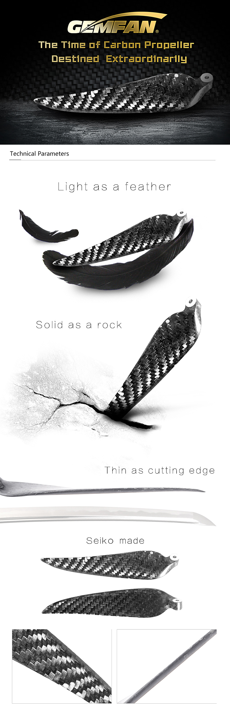 Carbon Fiber Folding Props