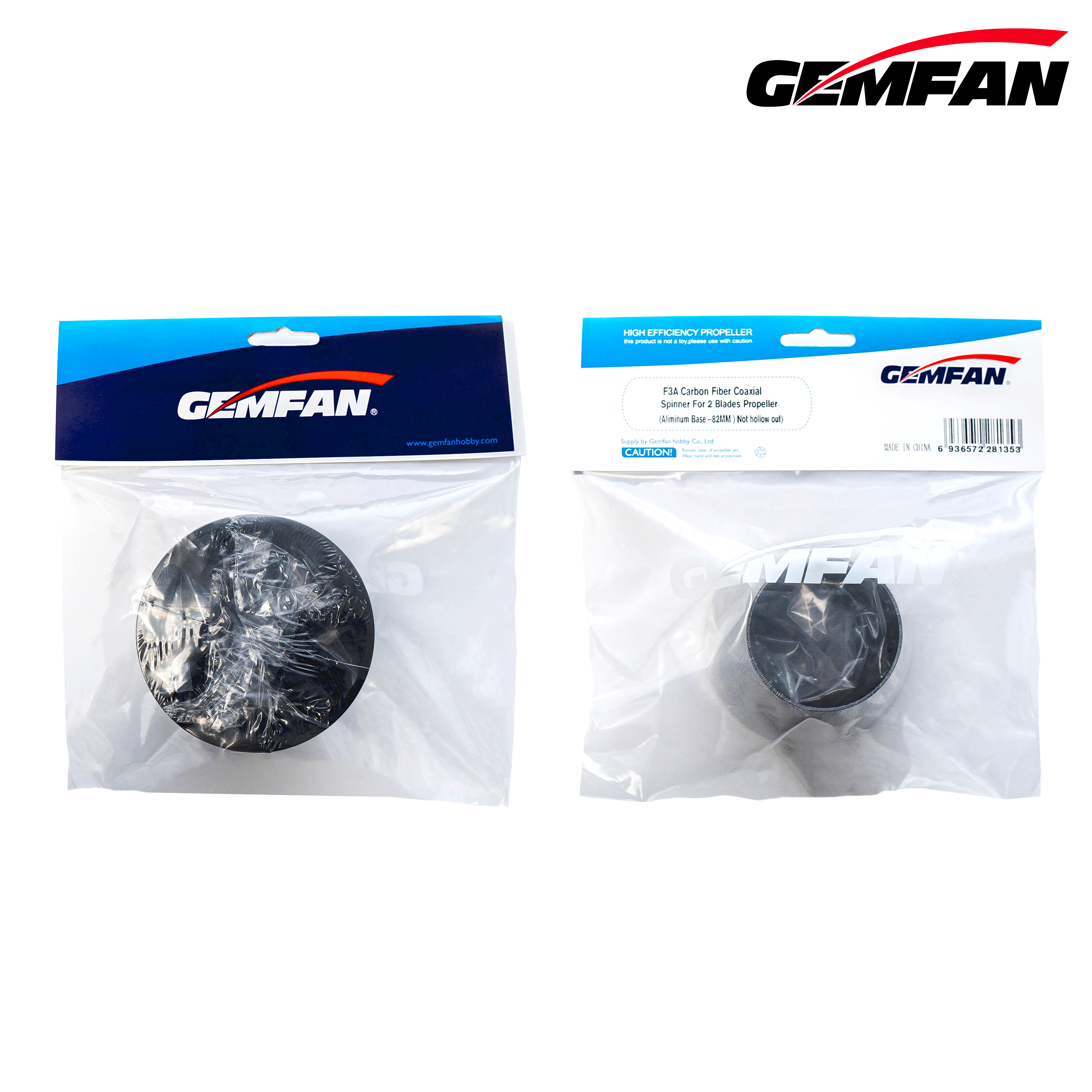 Aluminium Backplate F3A Contra Drive Spinner 82mm GEMFAN HOBBY CO.,L TD