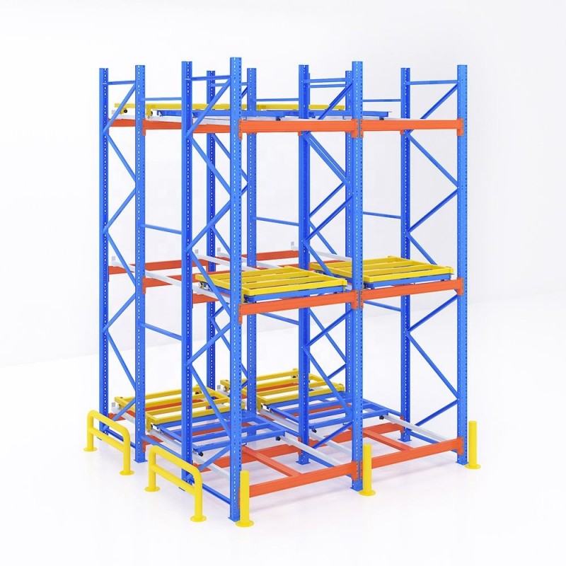 Push Back Pallet Racking Manufacturer China | Warehouse Storage Factory
