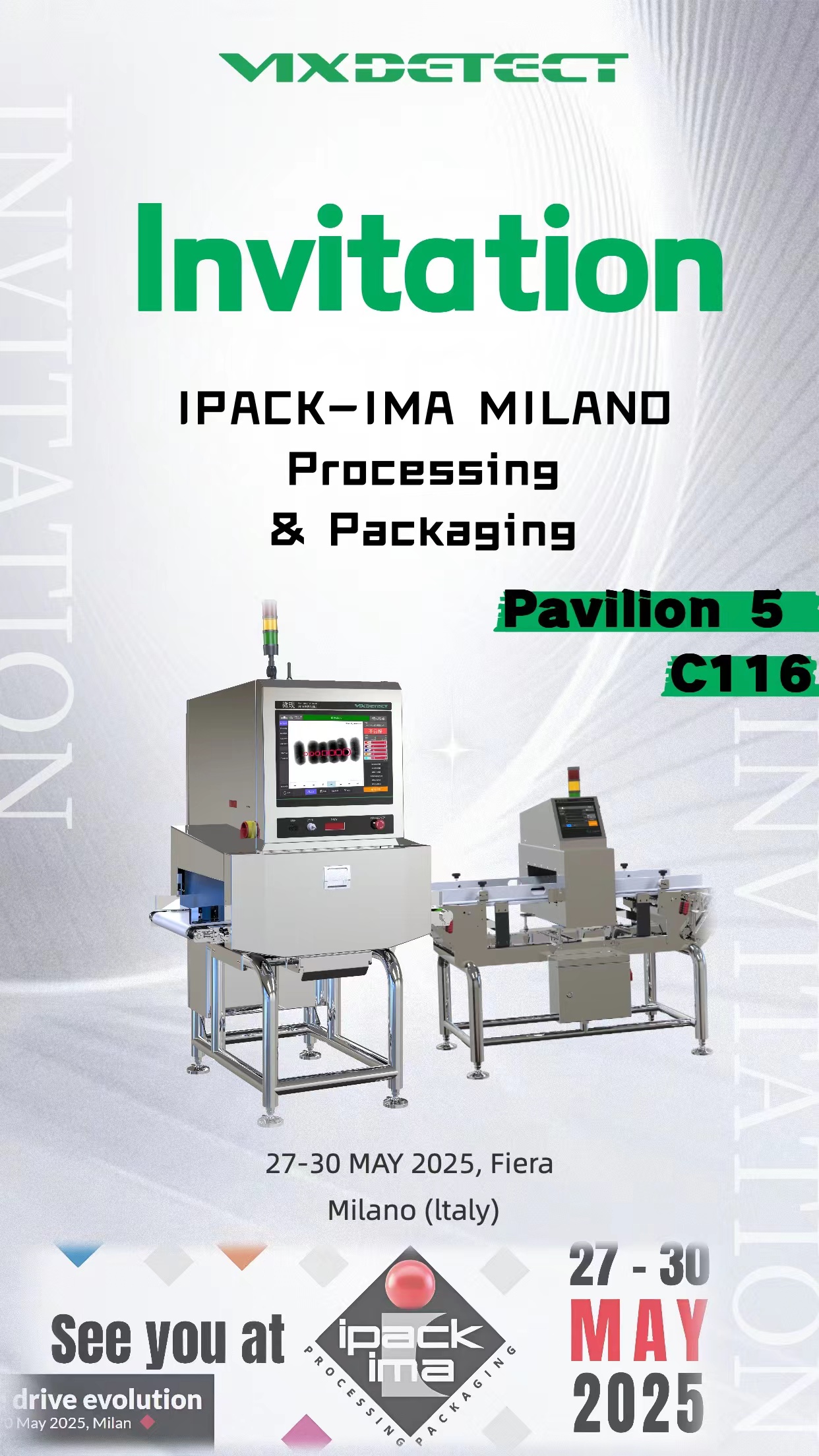 Vixdetect Will Be Present at the 2025 Italian IIPACK-IMA Exhibition