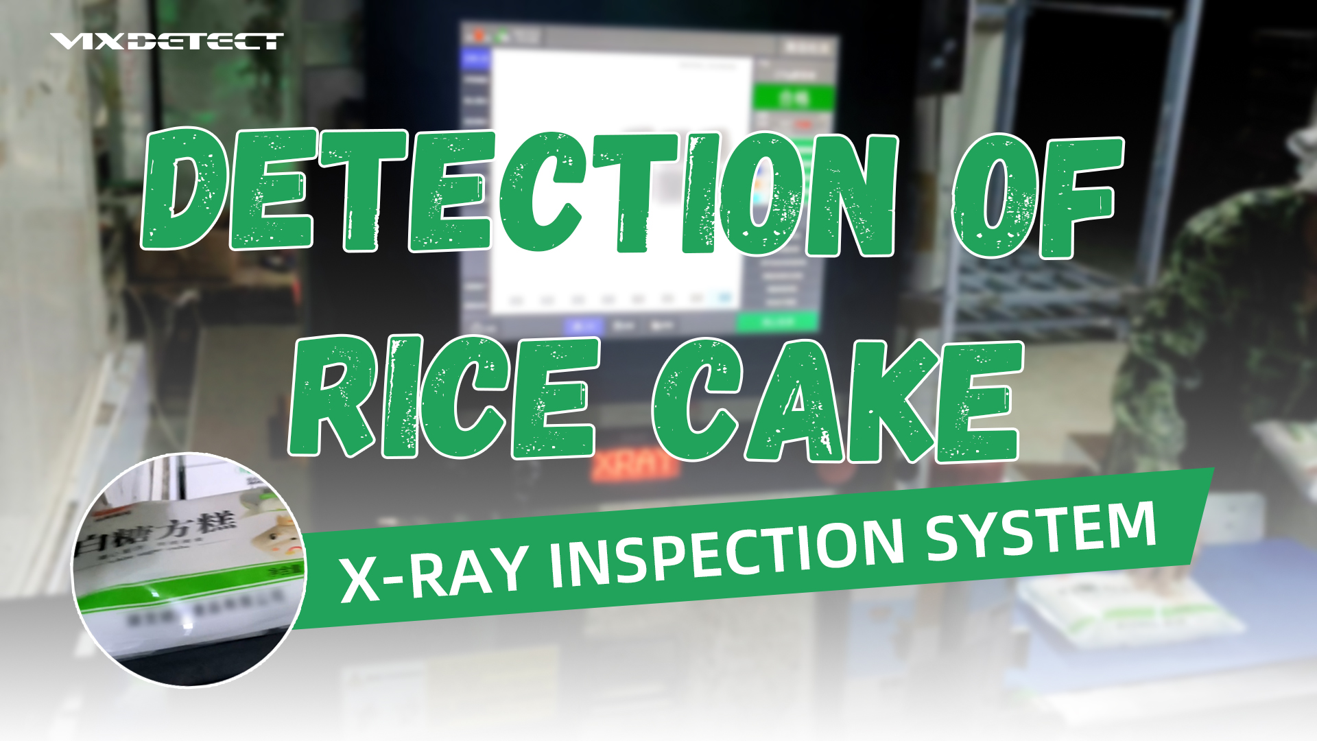 X-Ray Model 4016 Rice Cake Inspection