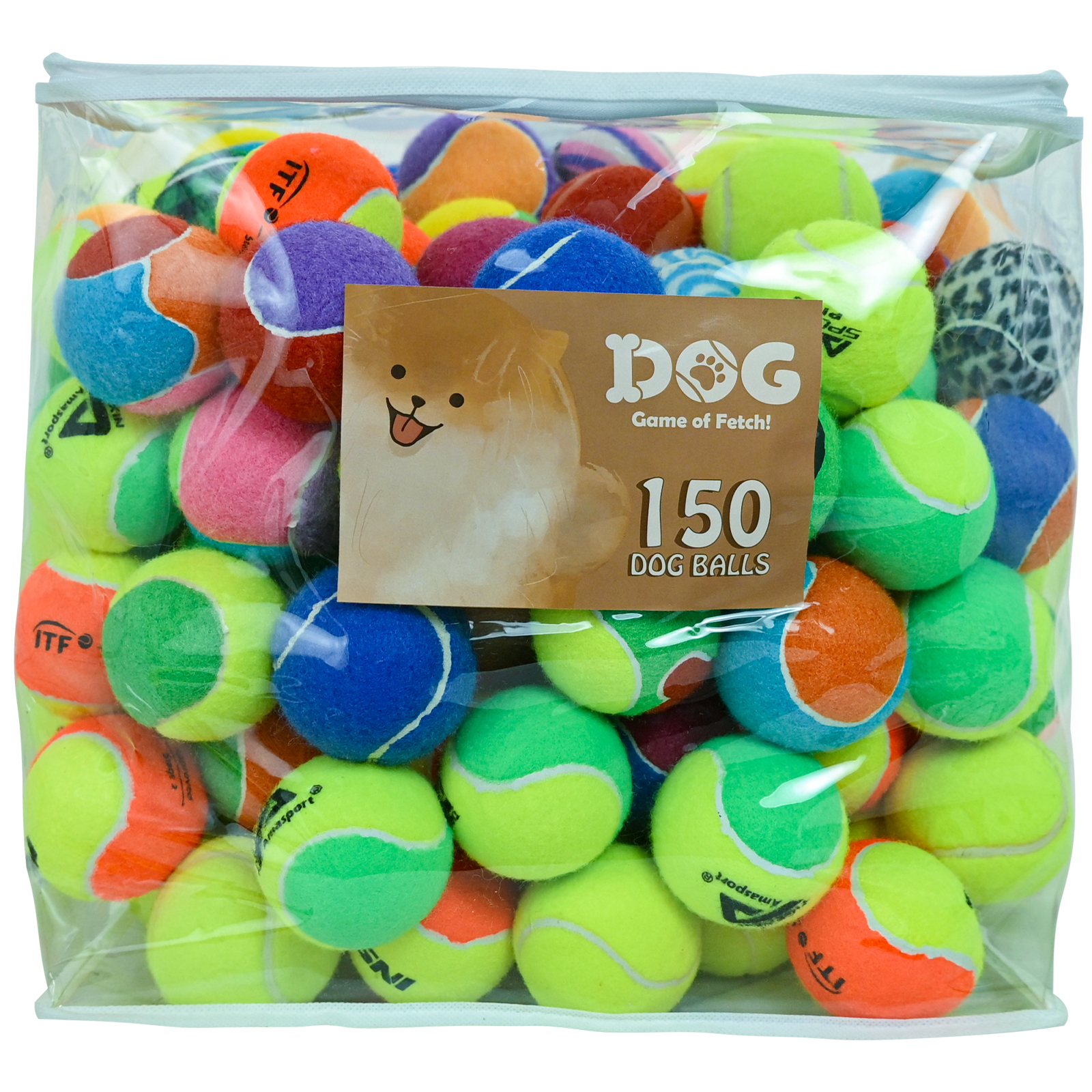Colorful Dog Tennis Balls-BD150-Ama Sport