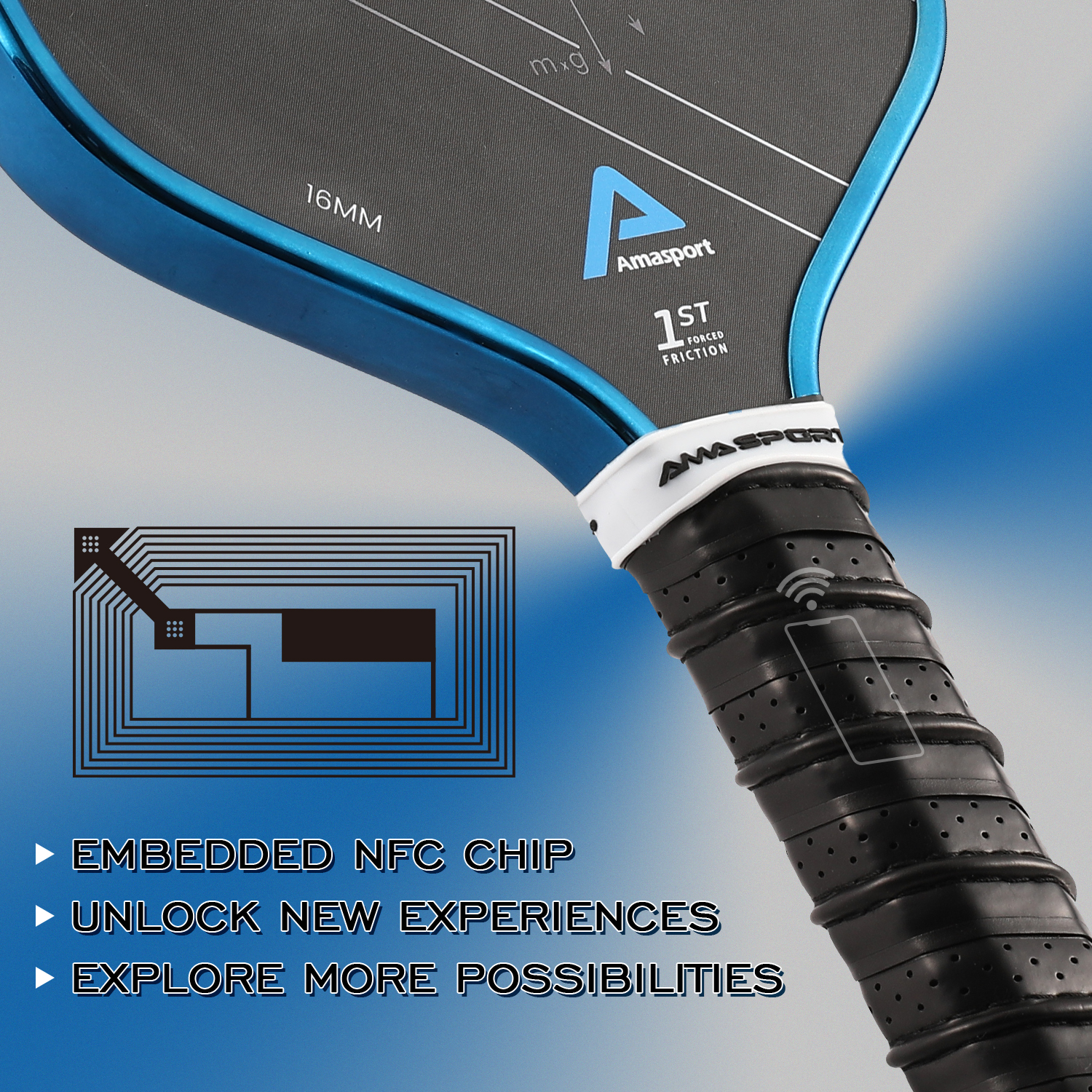 AMA SPORT NFC Pickleball Paddles: Boosting Performance & Connectivity