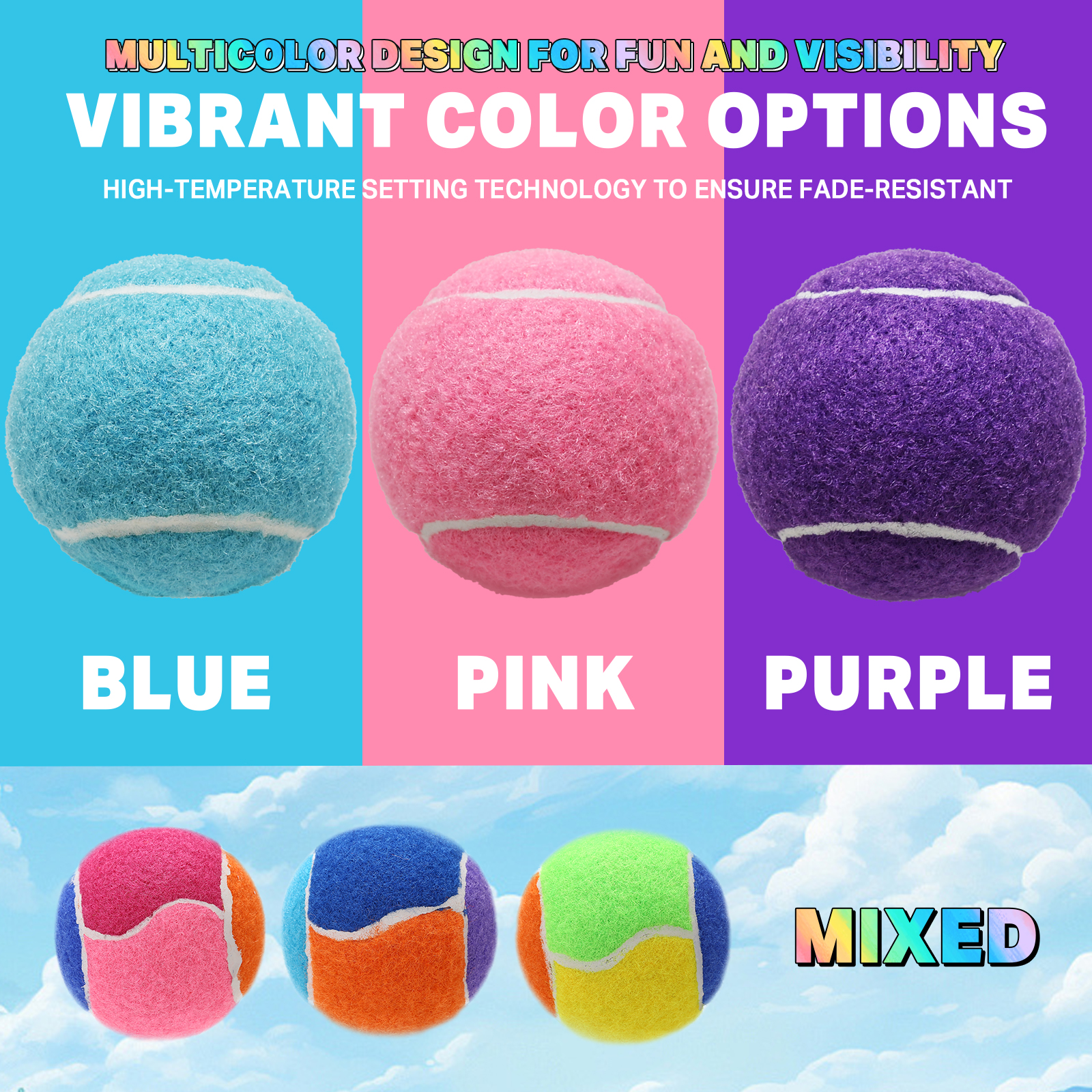 Padel Ball-Purple-Ama Sport