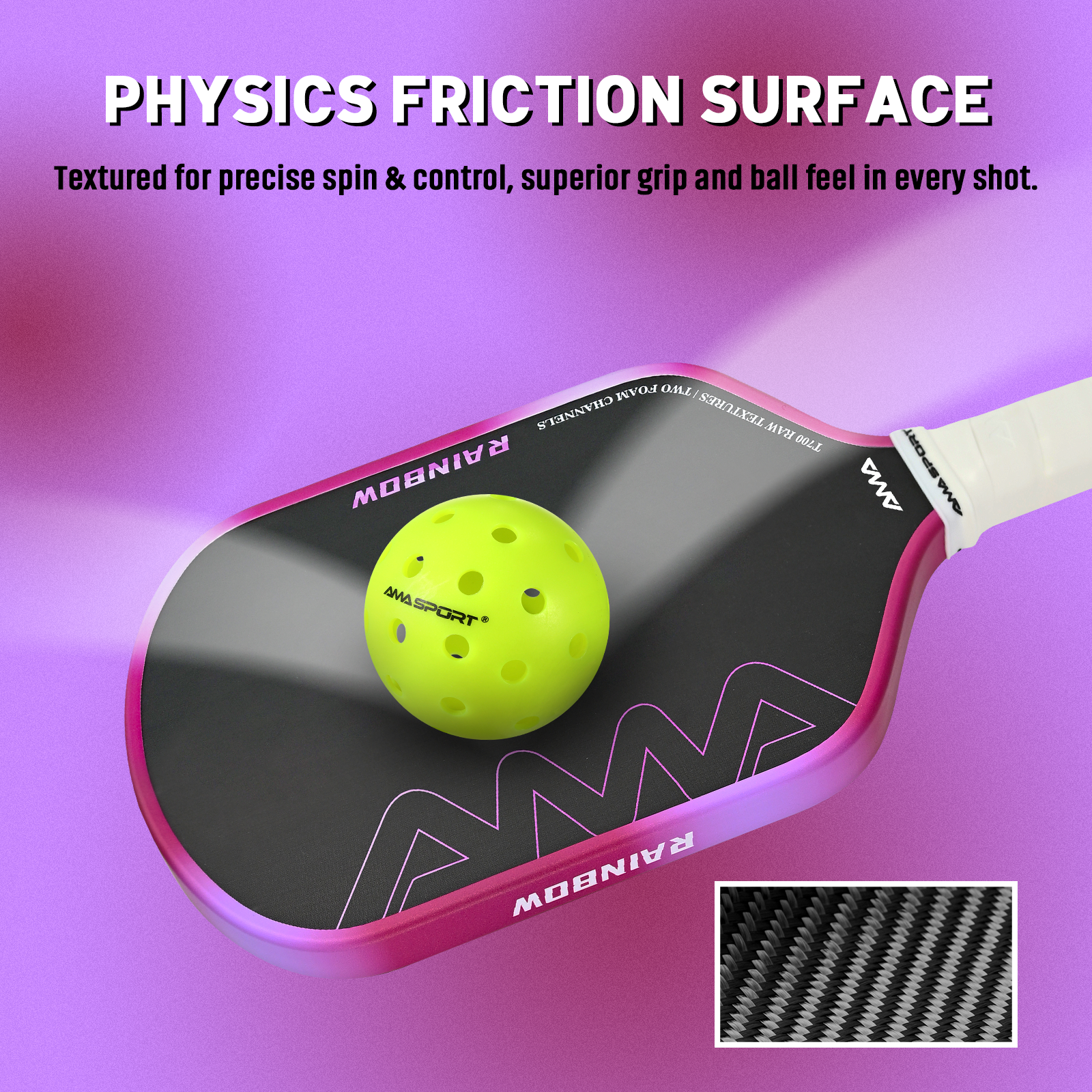 The Ultimate Guide to the AMA SPORT Rainbow Pickleball Paddle