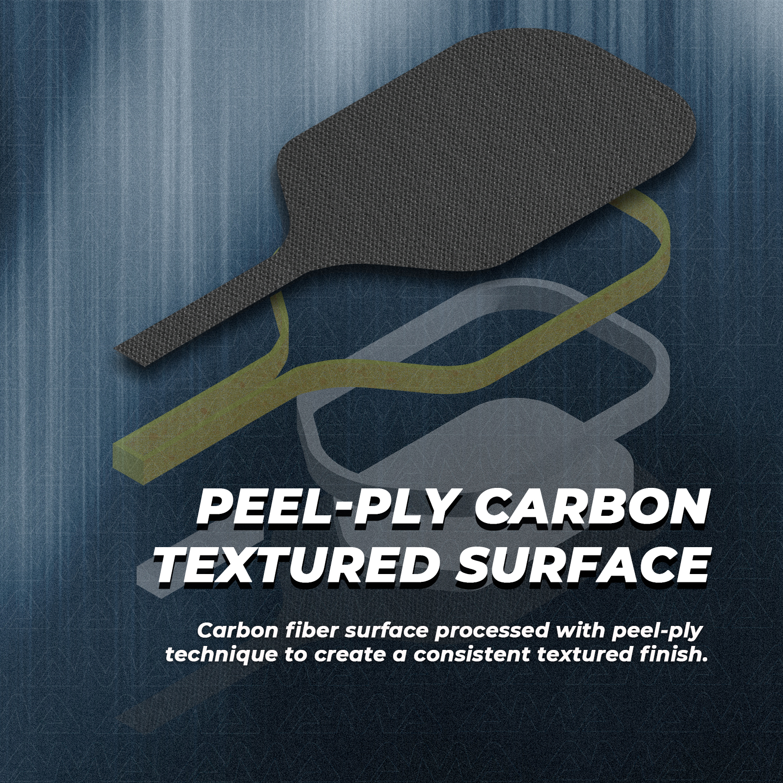 AMA Industry MPP Core - EVA+Foam Frame Pickleball Paddle