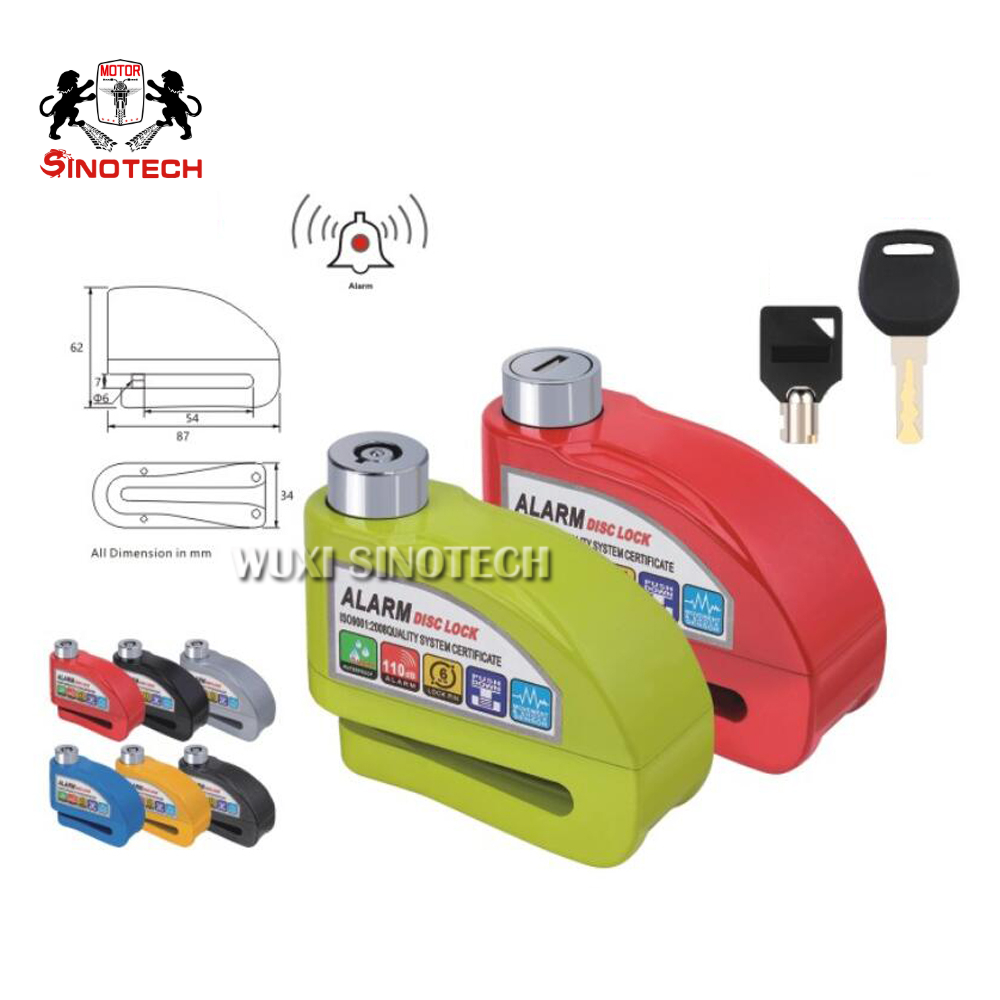 Motorcycle Alarm Disc Brake Lock, Motorcycle Locks Anti-Theft Security ...