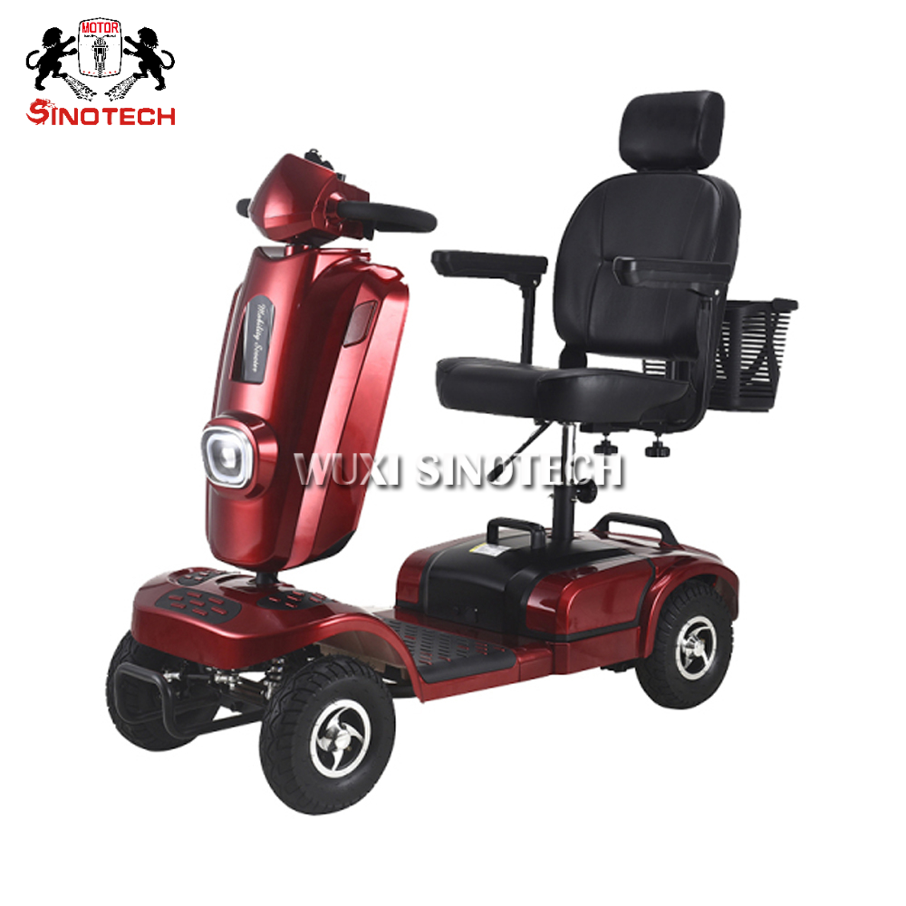 Foldable Electric Mobility Scooter Handicapped Travel 4-Wheels for ...