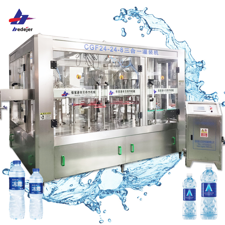 24-24-8 Bottled Water Filling Machine | Beverage Filling Equipment