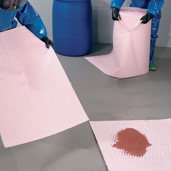 Safety Chemical Absorbent Pad for Lab Hazmat Spills | Oilspillpro
