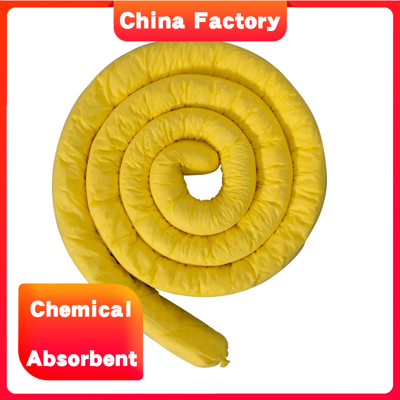 Safety Chemical Absorbent Boom for Hazmat Spills | Oilspillpro
