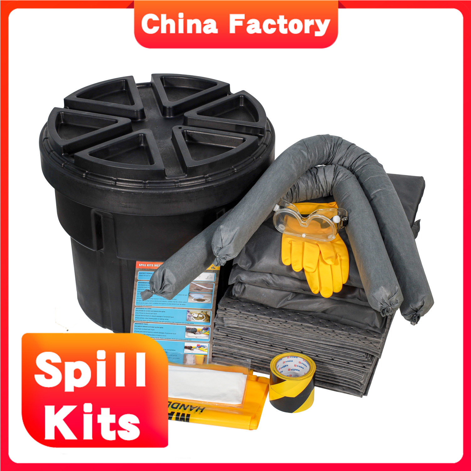 Mobile cart chest spill kit-Suzhou HealthRun Newmaterial Technology Co ...