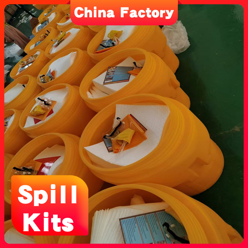Oilspillpro Super Absorber 55 Gal Overpack Drum Spill Kit