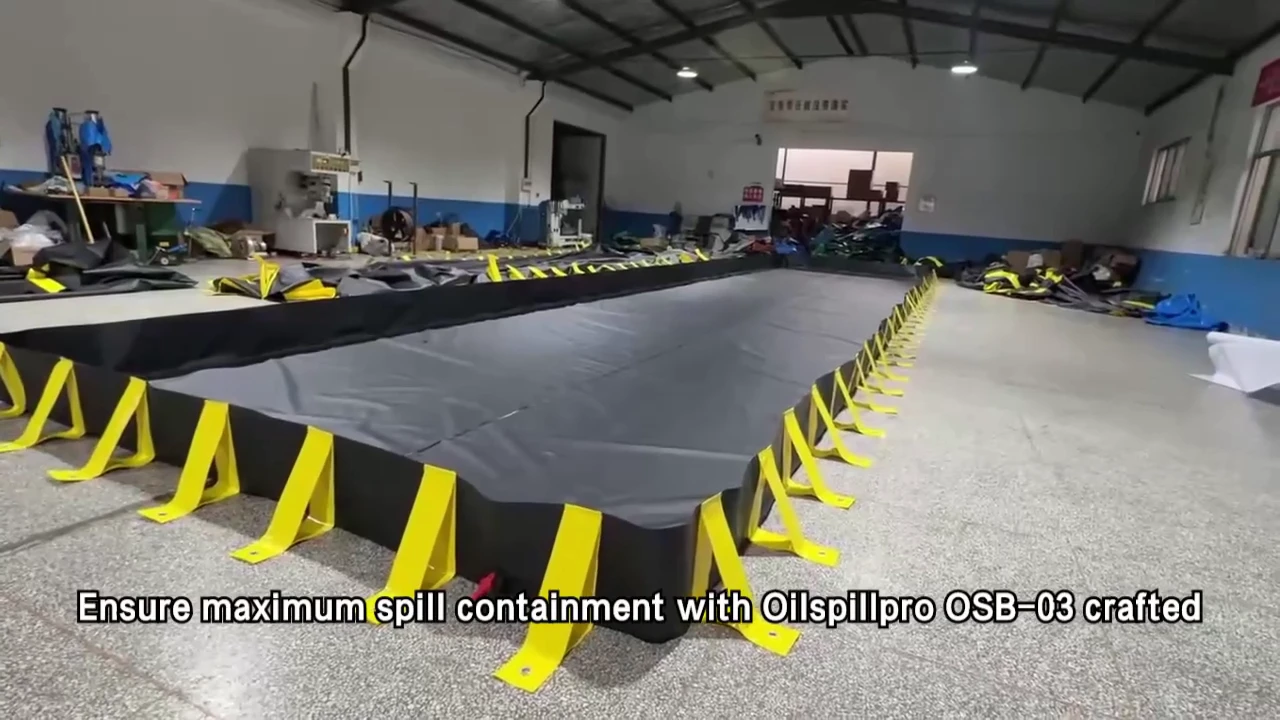 TPU L-Bucket Spill Containment Berm by oilspillpro