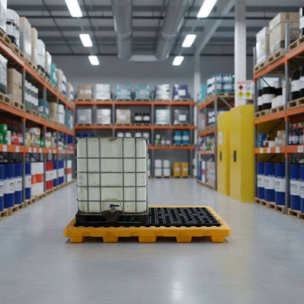 Oilspillpro Low Profile IBC Drum Spill Pallet - SCP-B7-80