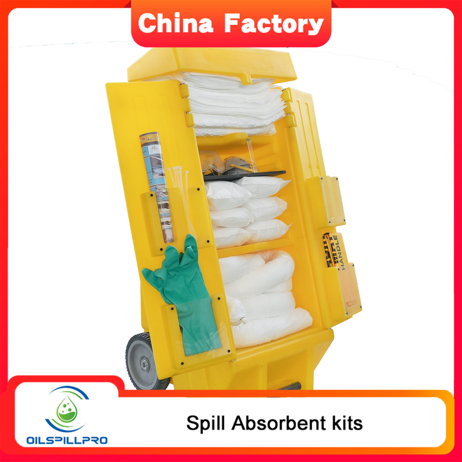 30 Gal Absorbent Spill Kit - Safety Outdoor Use | Oilspillpro