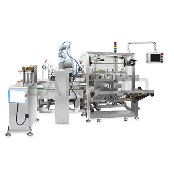 Automatic Tablet & Capsule Case Packaging Line for Pharma