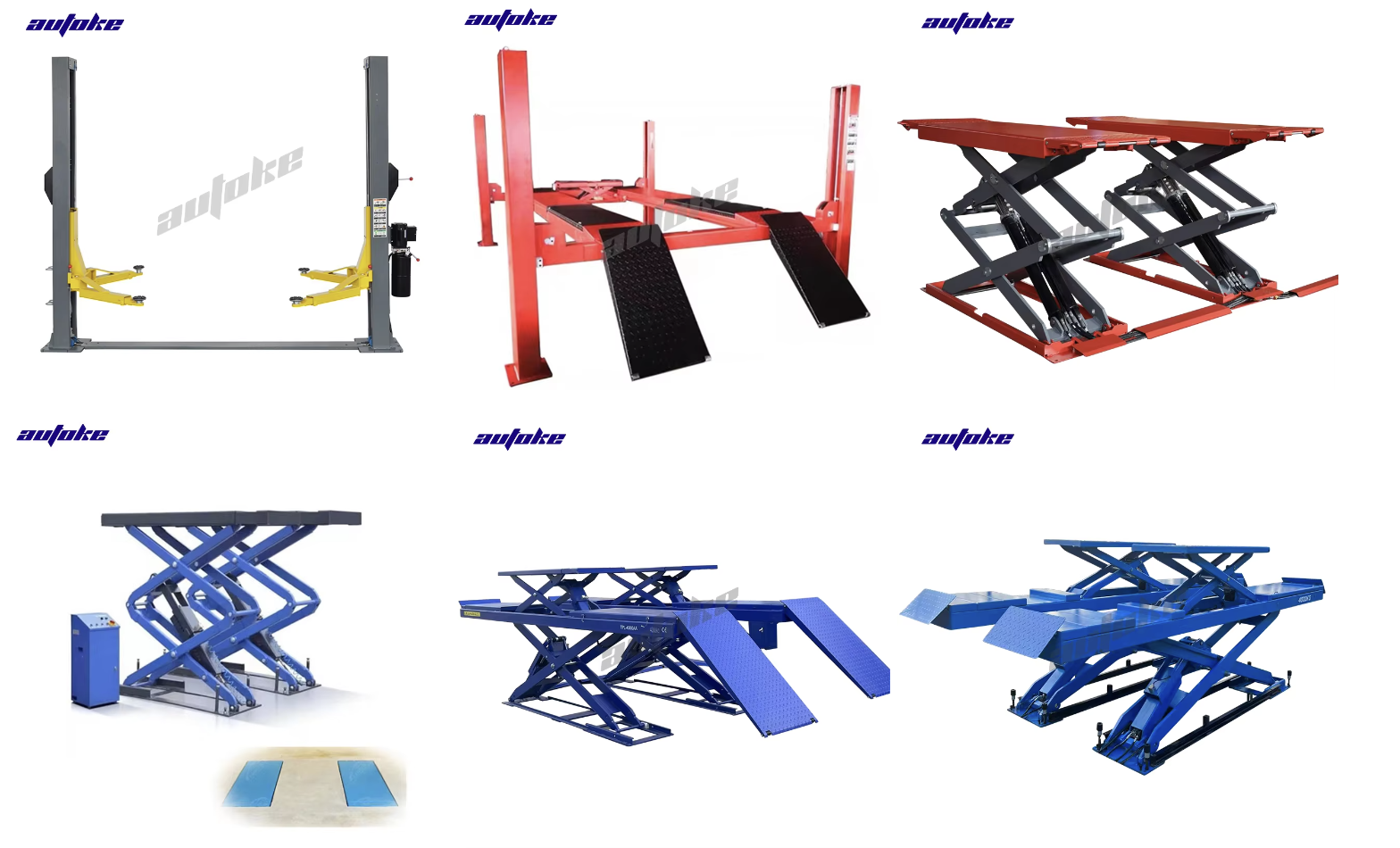 Car Lift Wheel Alignment Four Post Car Lift Provider - Autoke