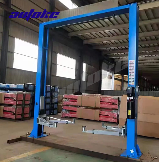 Car Lift Clear Floor Two Post Car Lift With Manual/Electric Unlock