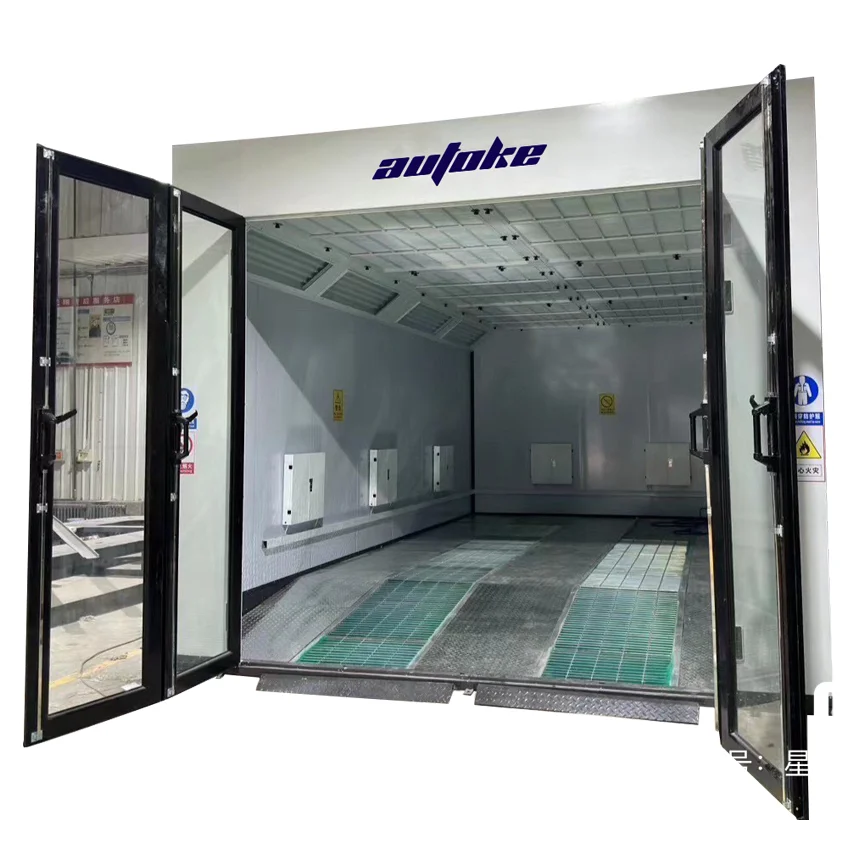 High-Temperature Industrial Auto Paint Booth for Precision Finishing