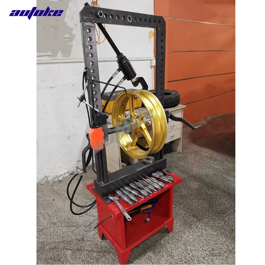 Motor-Driven Wheel Rim Straightening Machine up to 24 Inch