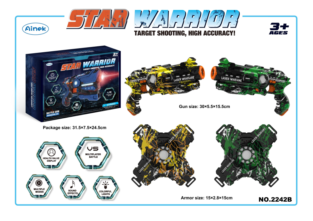 Custom Laser Tag Game Toy | Gun and Shield for Indoor & Outdoor Play – OEM