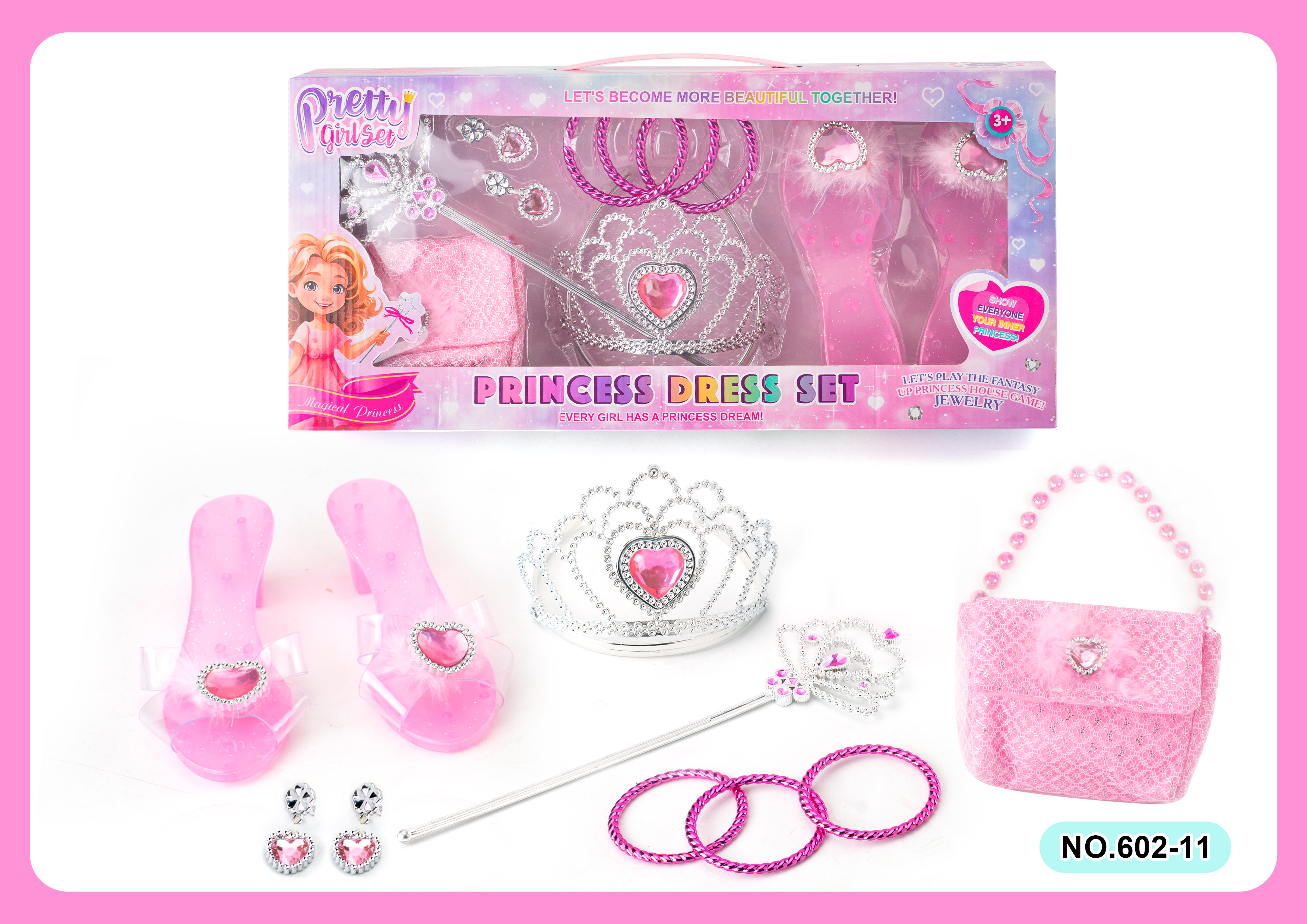 All‑in‑One Princess Dress Up Kit – OEM/ODM Custom Role Play Toy Supplier