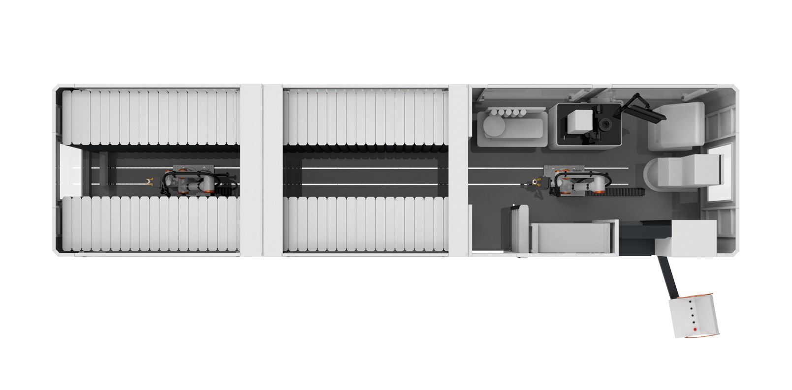 Containerized Central Tool Magazine_Weili Robot Technology Co., Ltd.