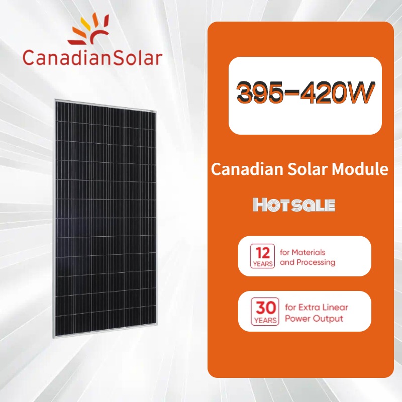 395W 400W Canadian Solar Pv Panels 405W 415W 420W Mono Poly Crystalline ...