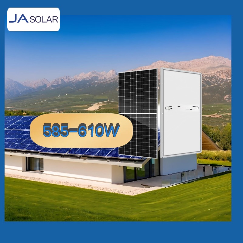 JA 585w 590w 595w 600w 605w 610W N-type Double Glass Solar Panel