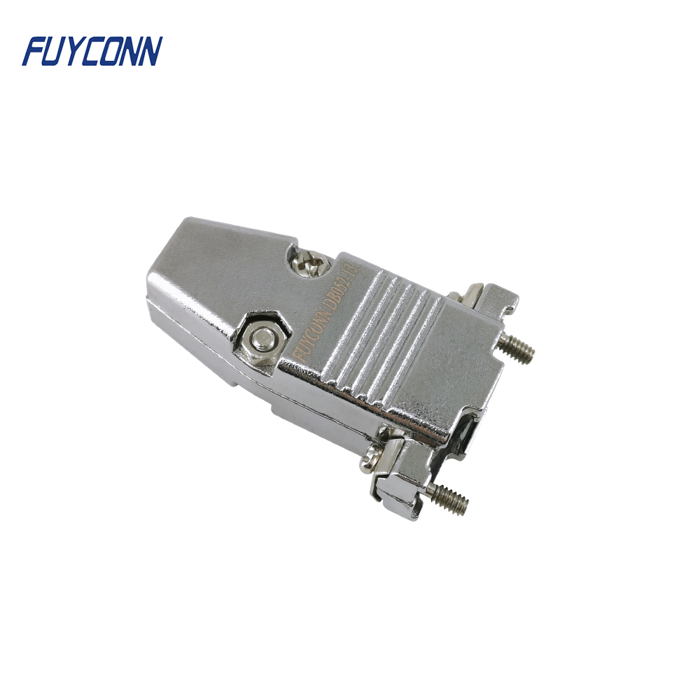 180 degree Top Entry D SUB Metal Cover for 9 Pin D-SUB connector ...