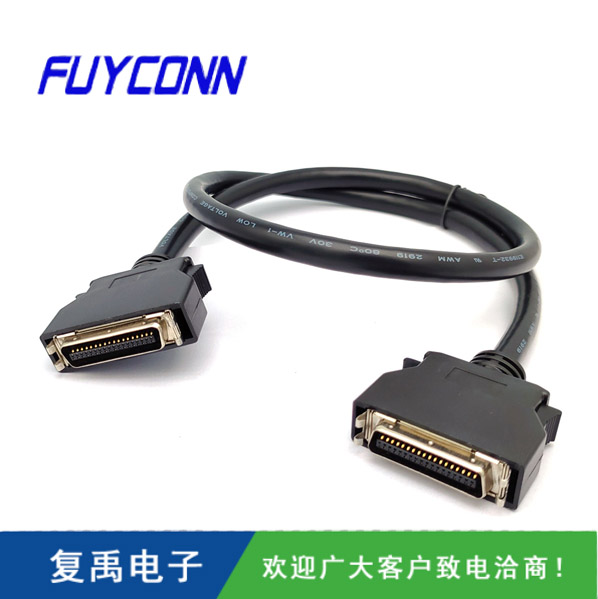 SCSI连接线HPCN 36P对36P伺服控制线双屏蔽纯铜_东莞市复禹电子有限公司
