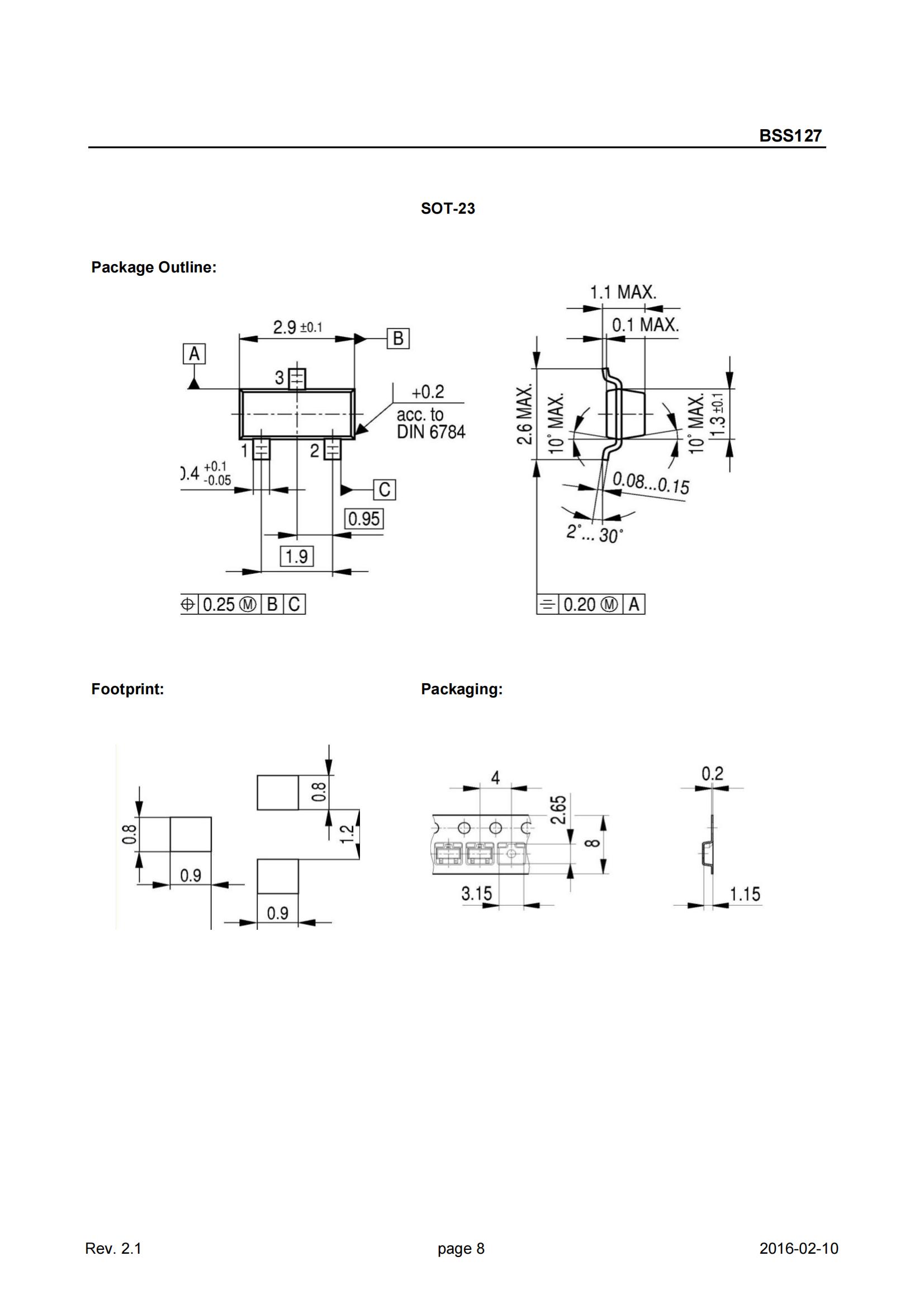 BSS127_深圳市南科功率半导体有限公司