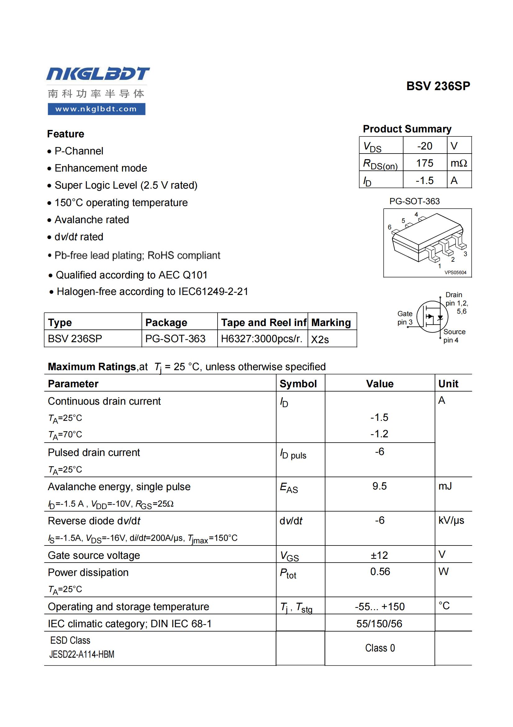 BSV236SP_深圳市南科功率半导体有限公司