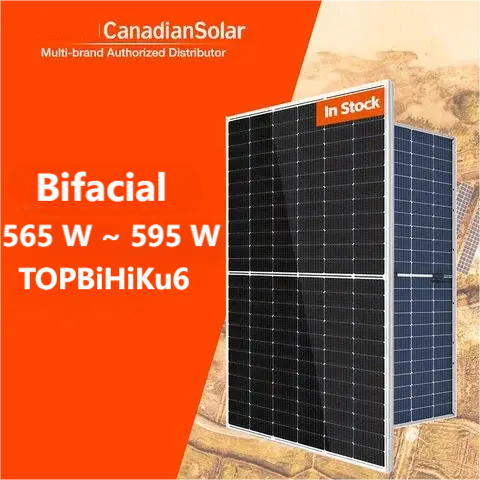 Canadian Solar Panels 565W 570W 575W 580W 585W 590W 595W-JiangSu ...