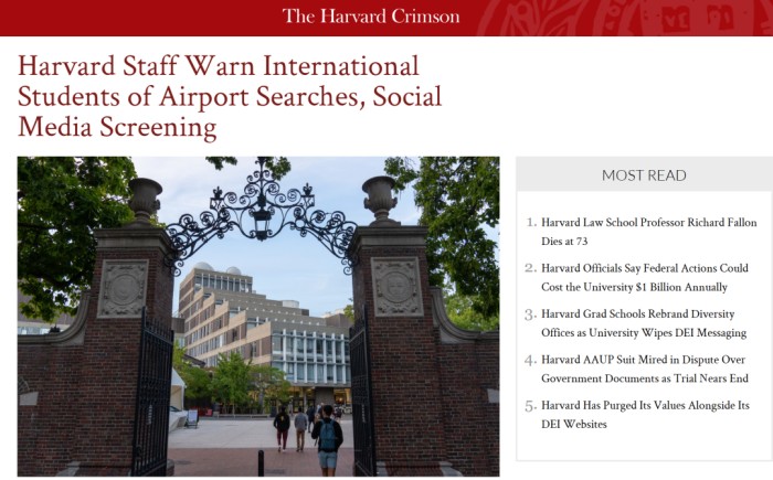 Harvard warns Chinese students to be careful, otherwise be careful to ...