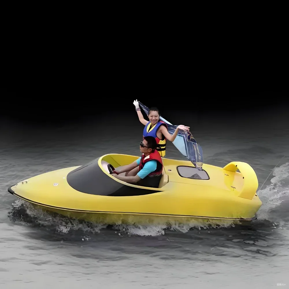 2 People Fiberglass Speed Boat for Thrilling Water Experiences