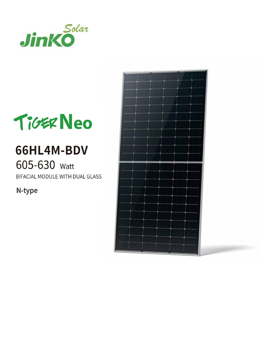 Jinko Tiger NEO N-type Solar Panel TOPCON 600W 605W 610W 615W 620W 625W 630W-Distributor and ...