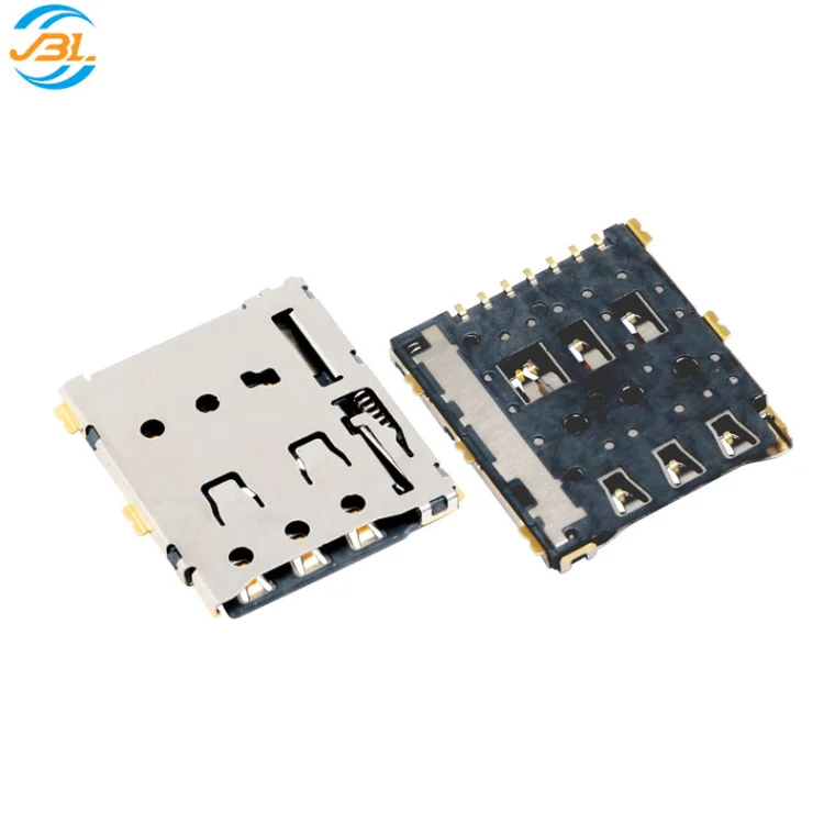 Chinese supplier nano sim card socket separate type connector SMT