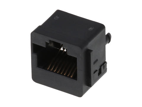 molex 428788456 Modular Jack, Vertical, Low Profile, 8/8, Keyed, Panel ...