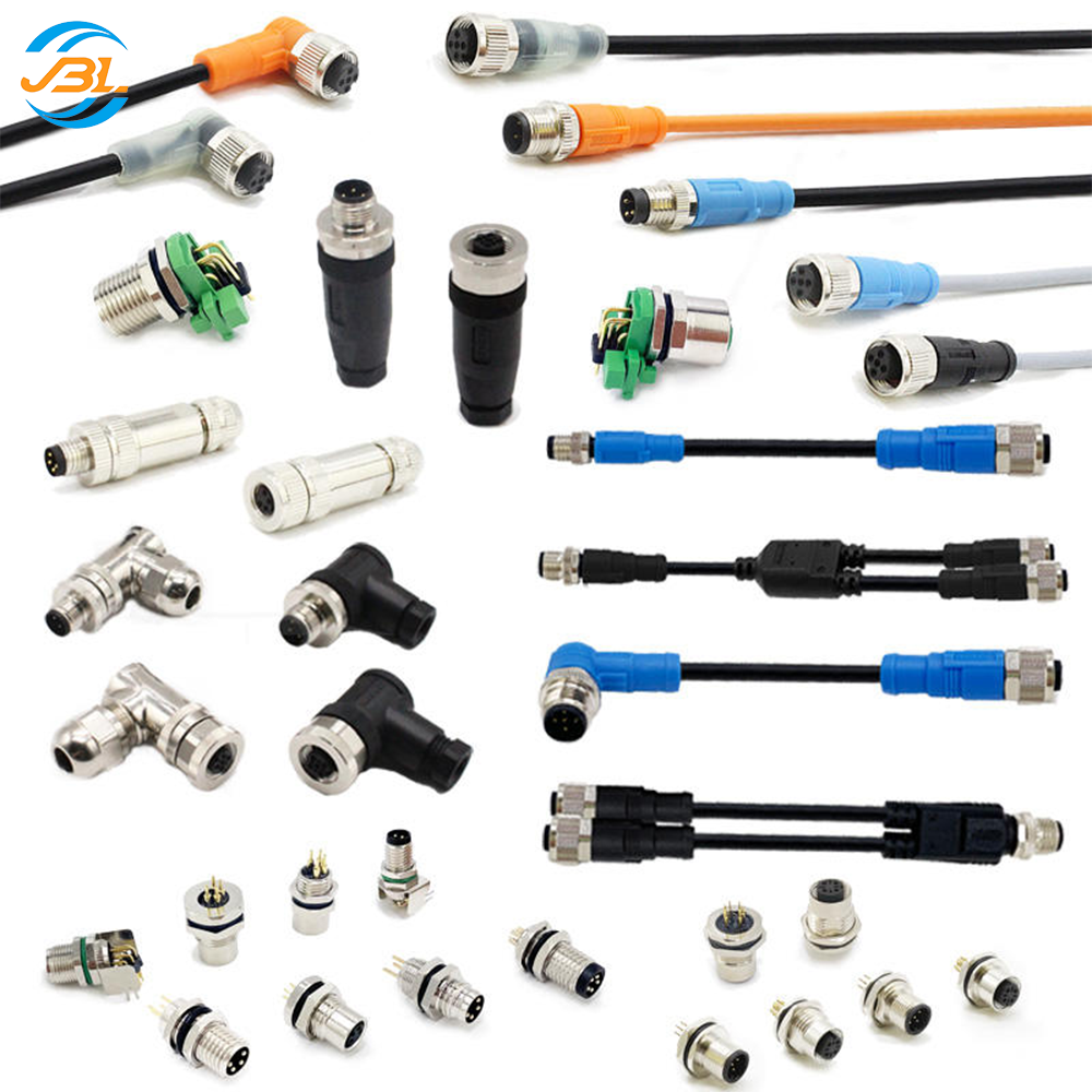 Custom Waterproof M5 M8 M16 7/8 M23 PVC PUR Cable Male Female 3 4 5 6 8 ...